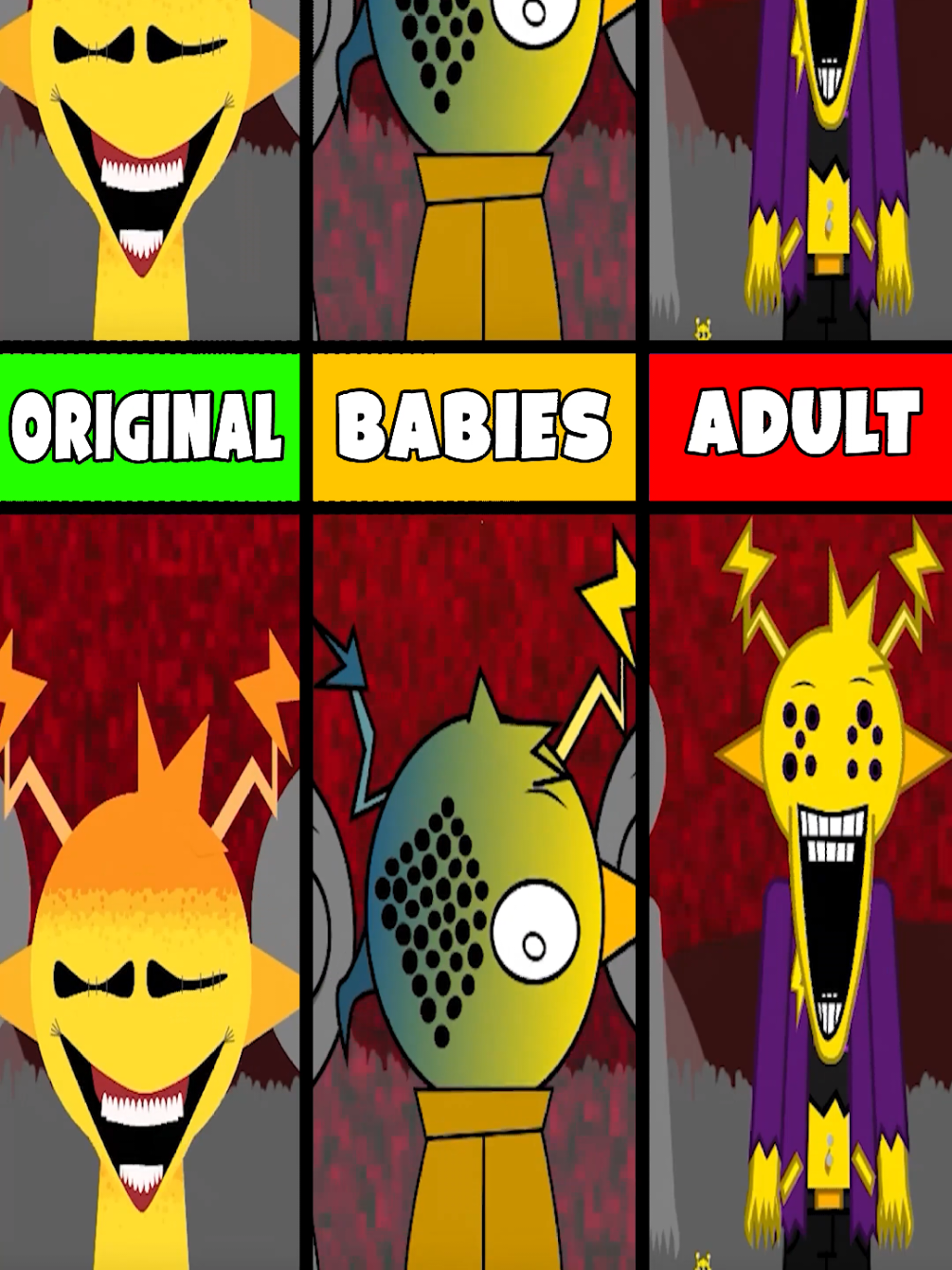 incredibox sprunki retake VS babies vs | sprunkimen2 (@sprunkimen2)