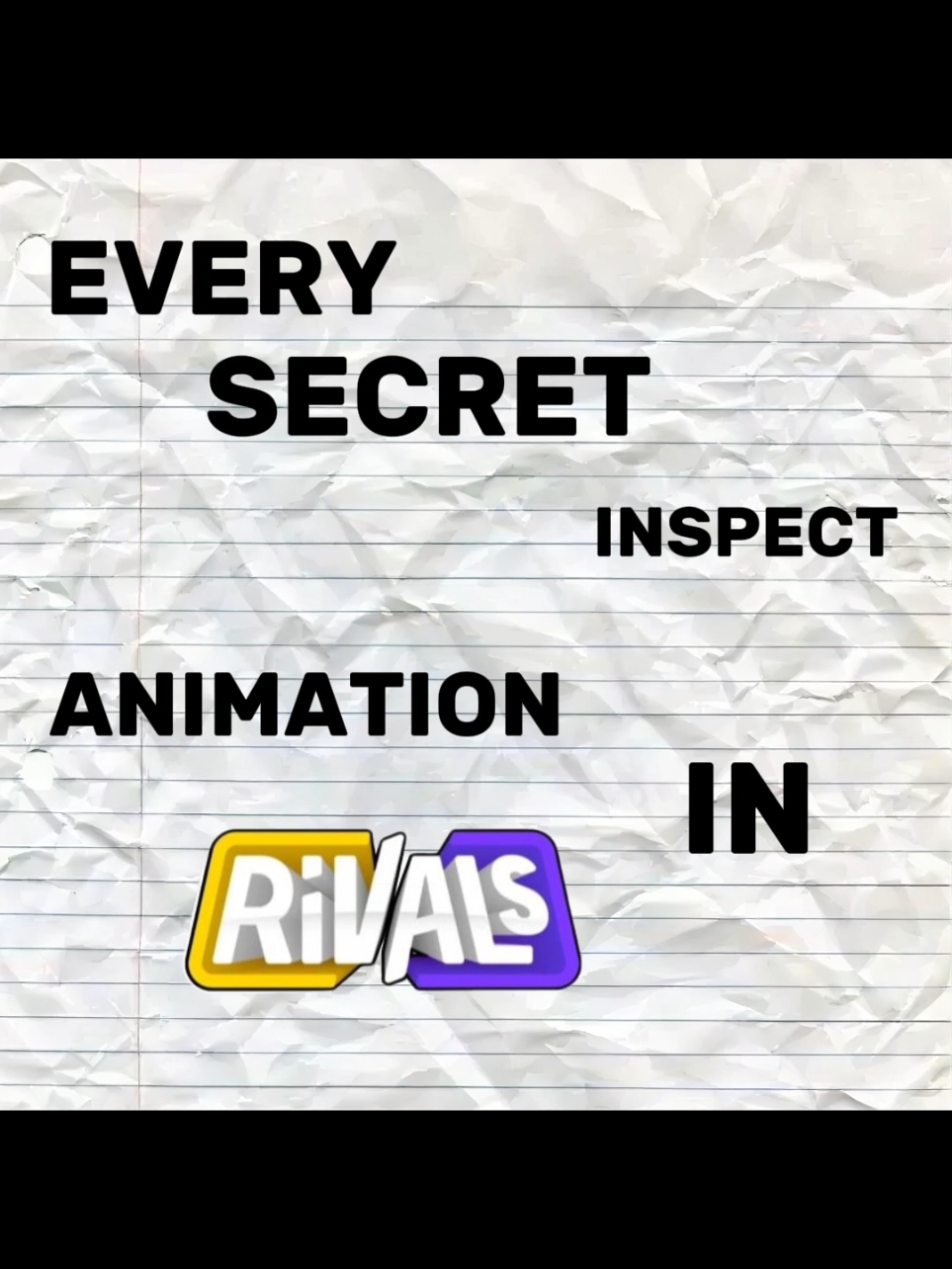 every secret inspect animation in | 𐙚aarow𐙚 (@aarow524)