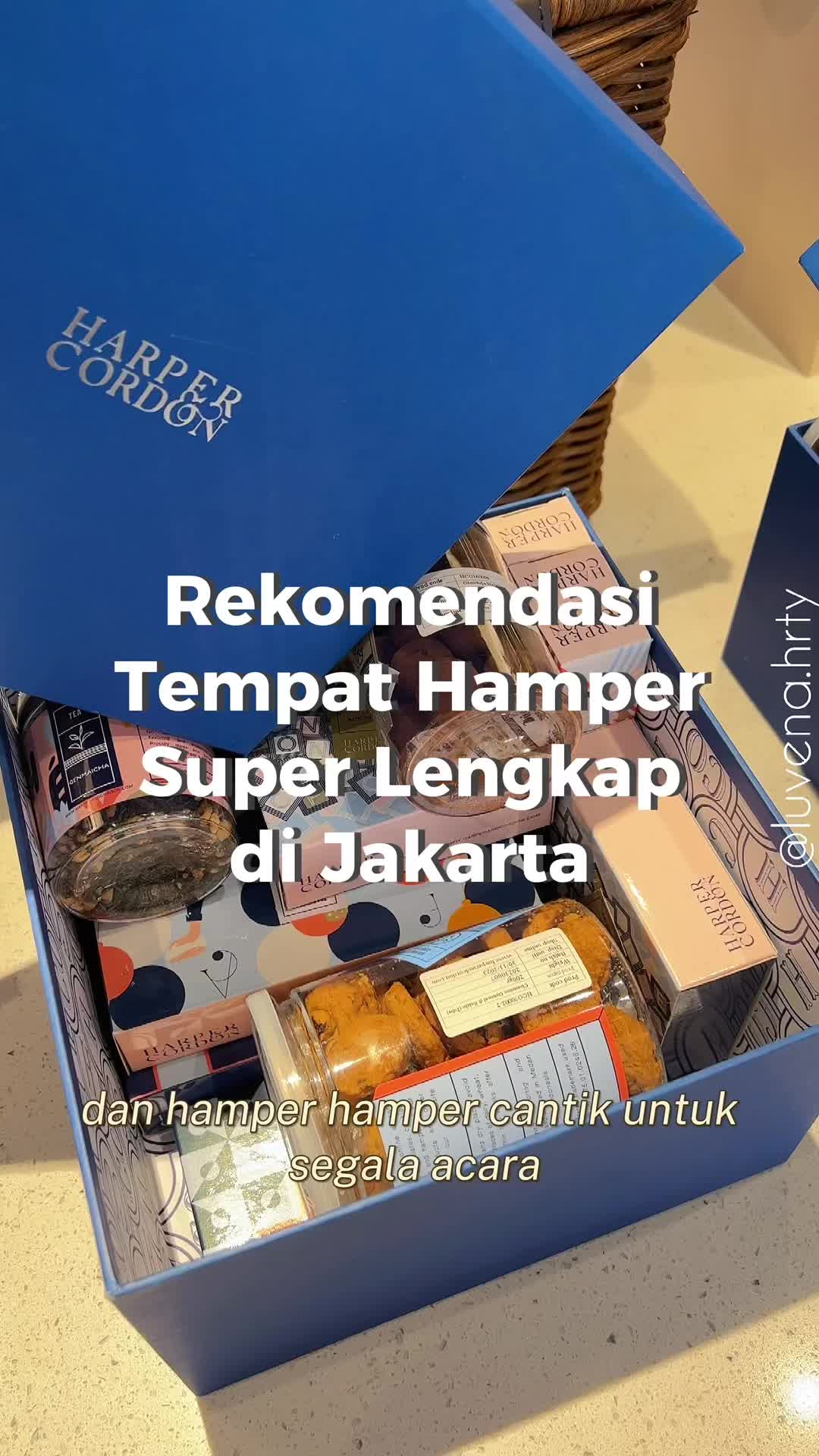 Rekomendasi tempat cari Hamper yang | Budak Jajan (@luvena.hrty)