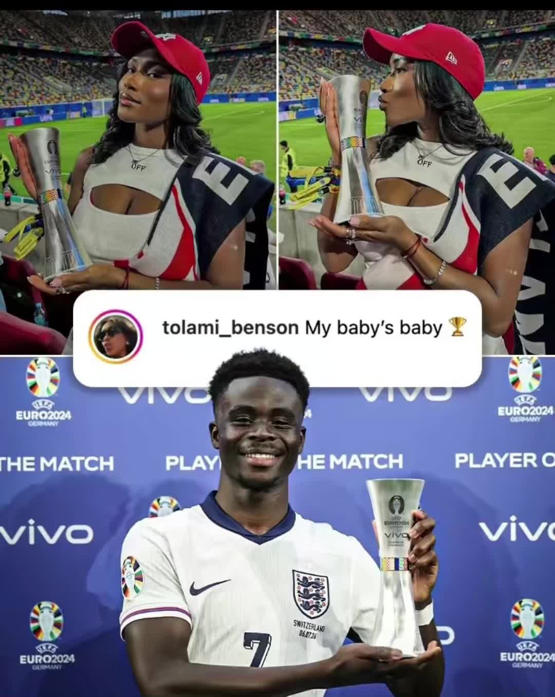 Bukayo saka and his gf Tolami benson | Everything (@everything2113)