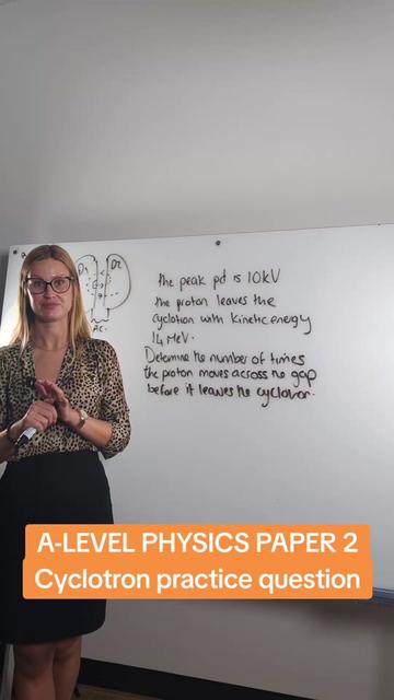 A-LEVEL PHYSICS PAPER 2 | Cyclotron | BrookDoesPhysics (@brookdoesphysics)