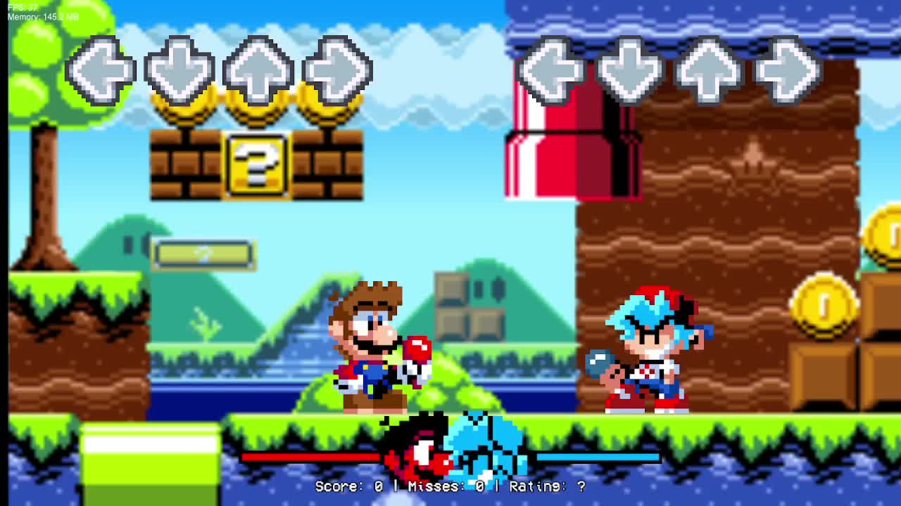FNF Super Mario bros Funkin | Lets-Go | Napstabeats (@napstabeats)