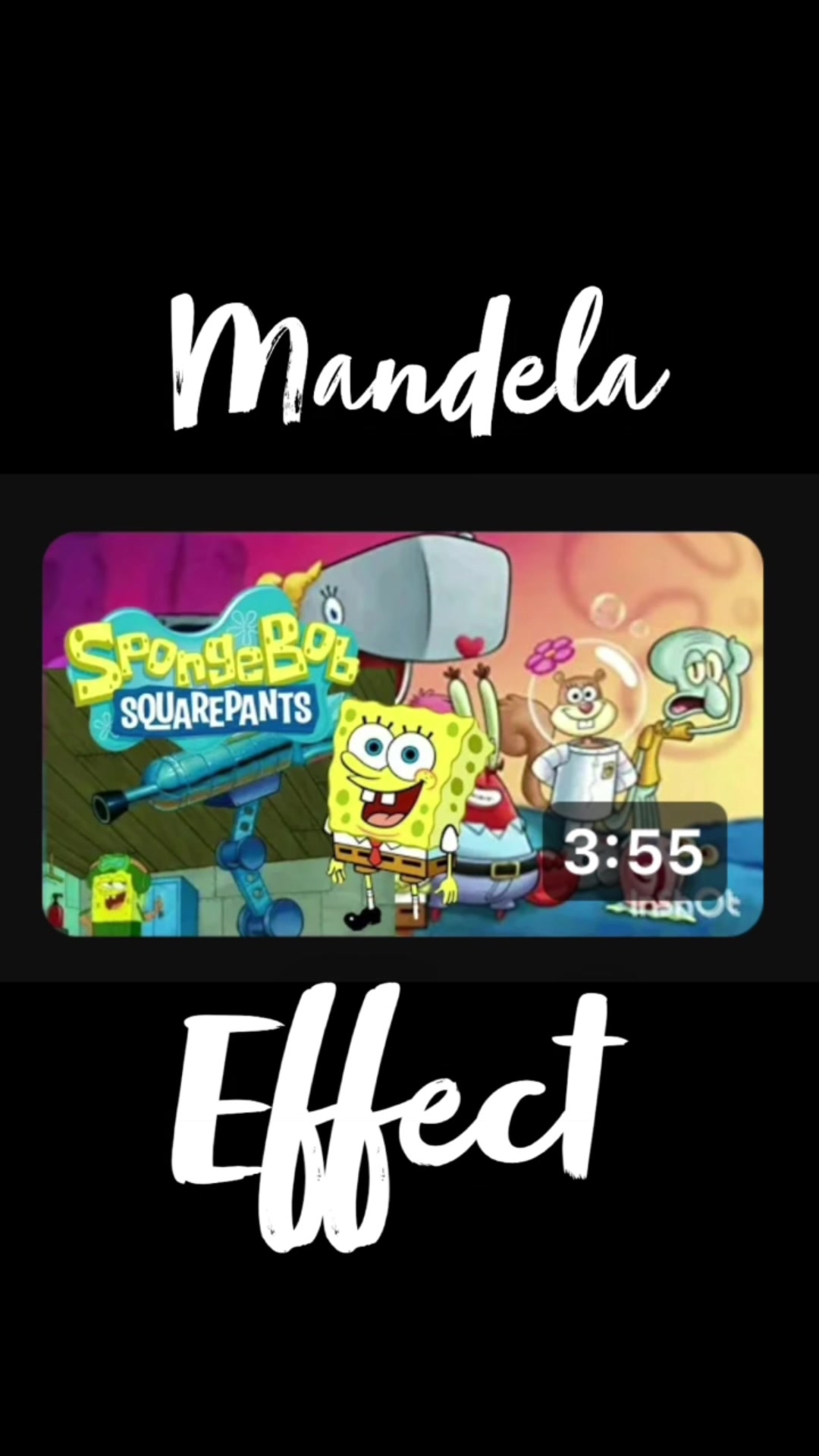 #spongebobmandelaeffect - TikTok Hashtag