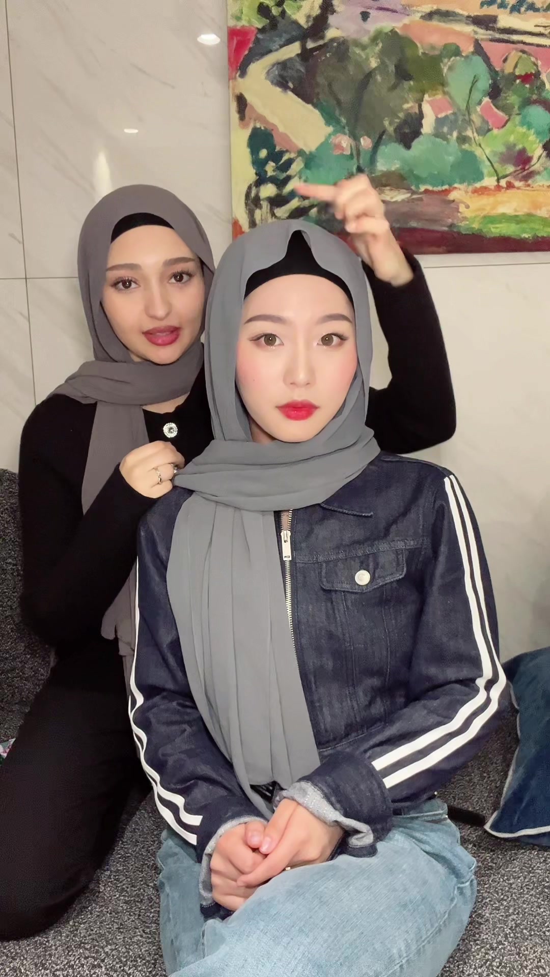 Try on Hijab w me for the first | amyflamy (@amyflamy1)