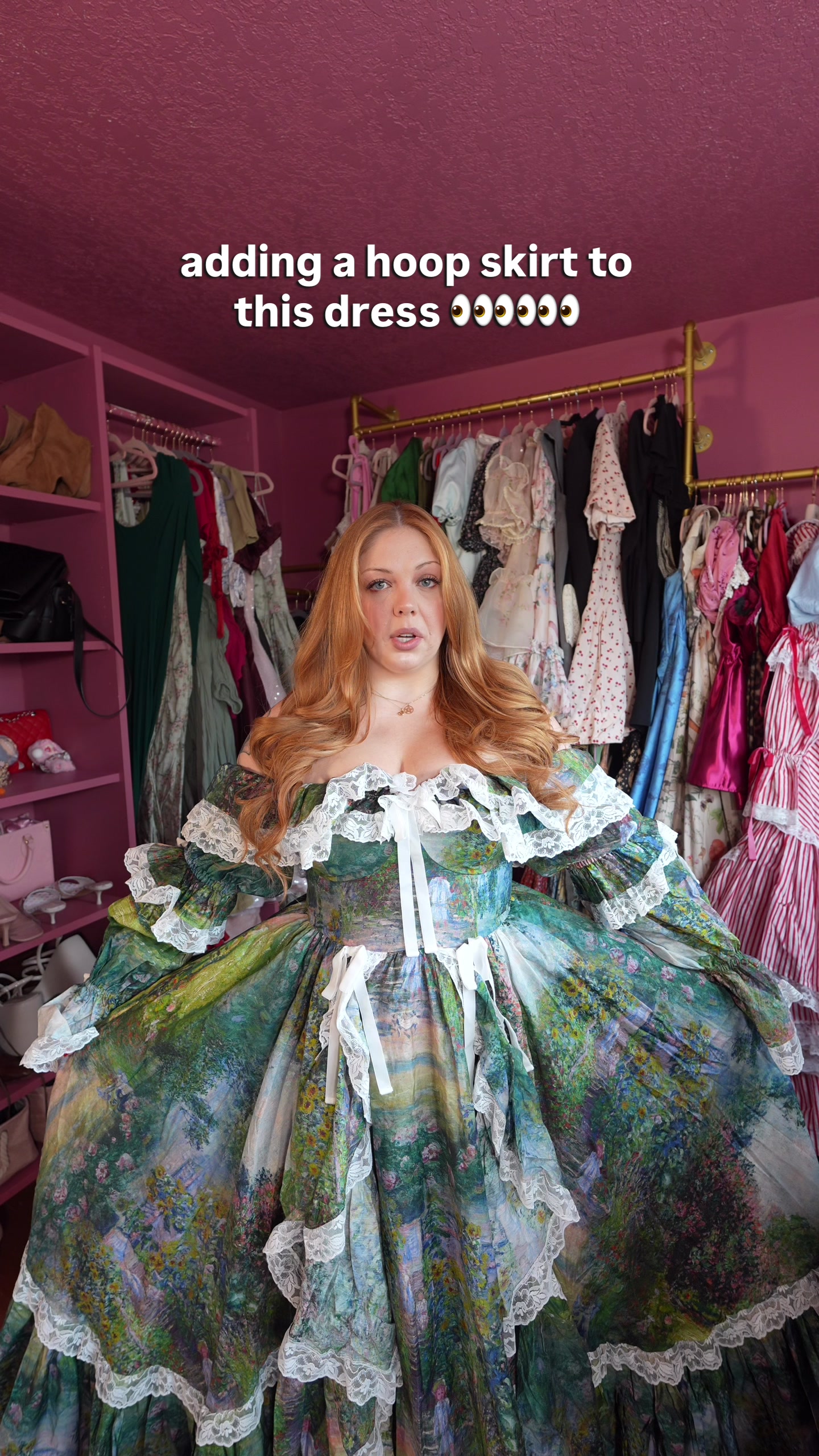 I think a hoop skirt can make | Victoria S. Walsh (@victoriashaz)