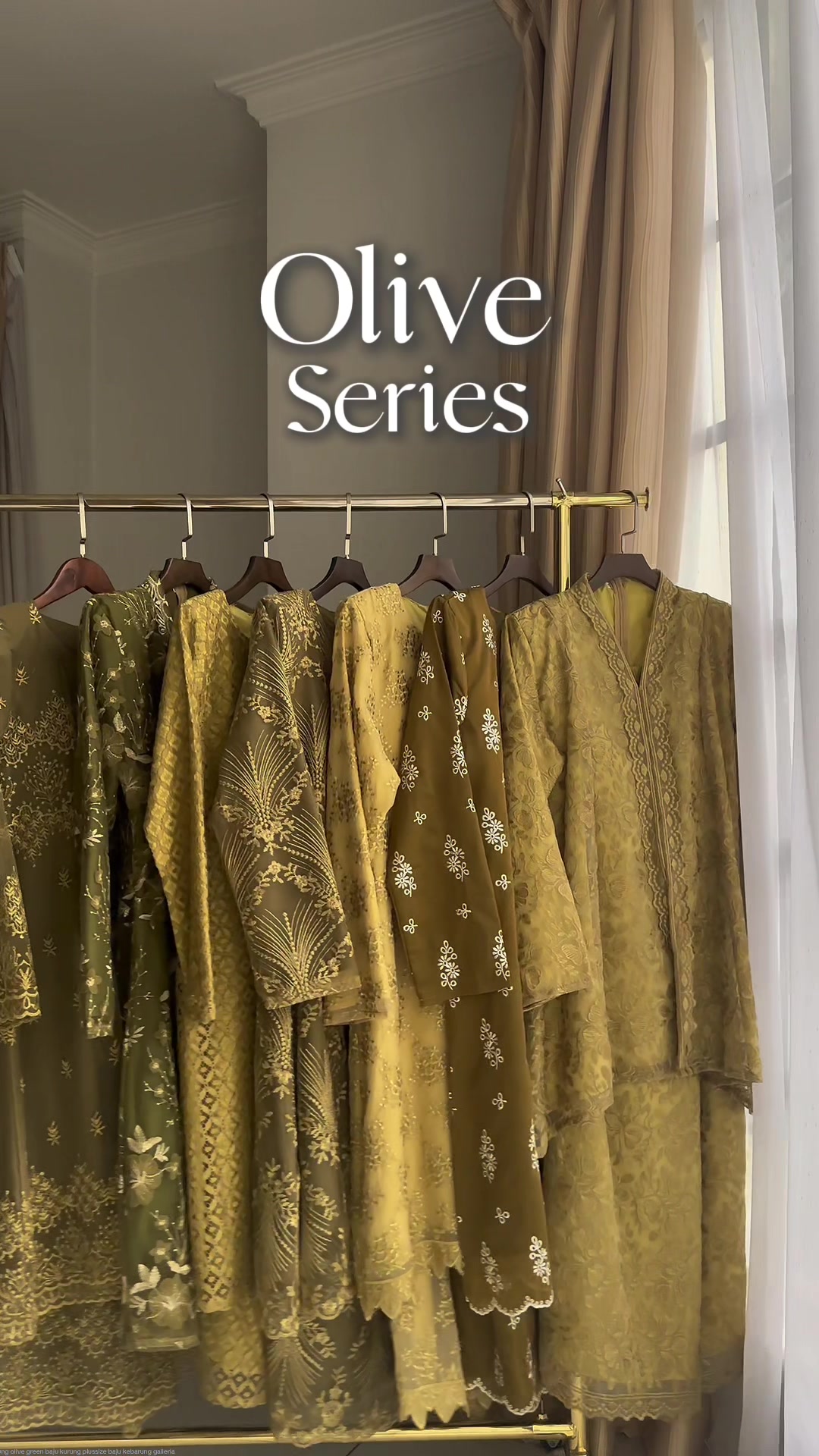 Olive Series Dari yang olive gelap | GalleriaBoutique (@galleriakesuma)