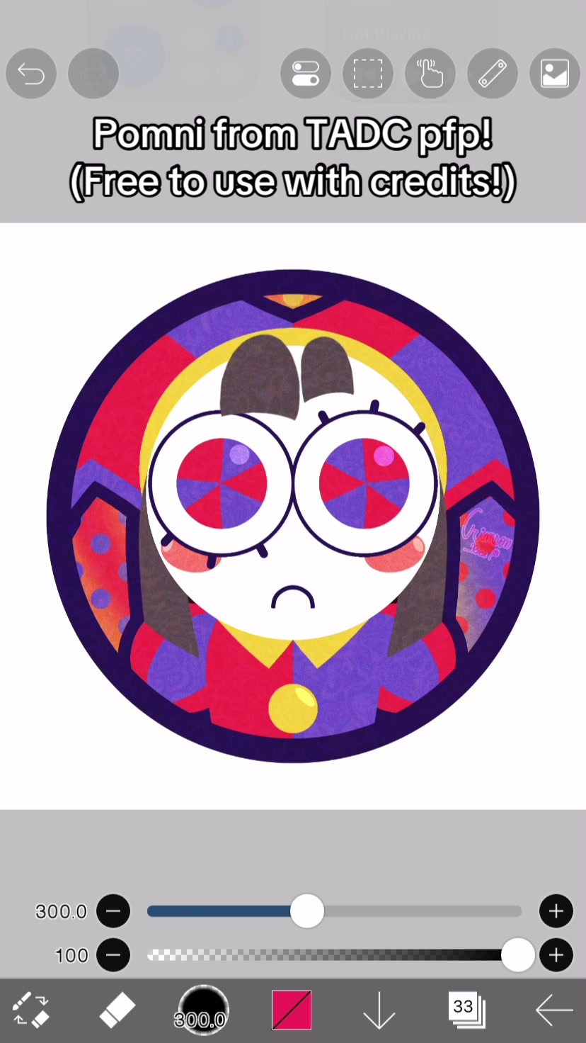 Pomni from TADC pfp! Thank you | Crimson_Rose🥀 (@crimsonlovesroses)