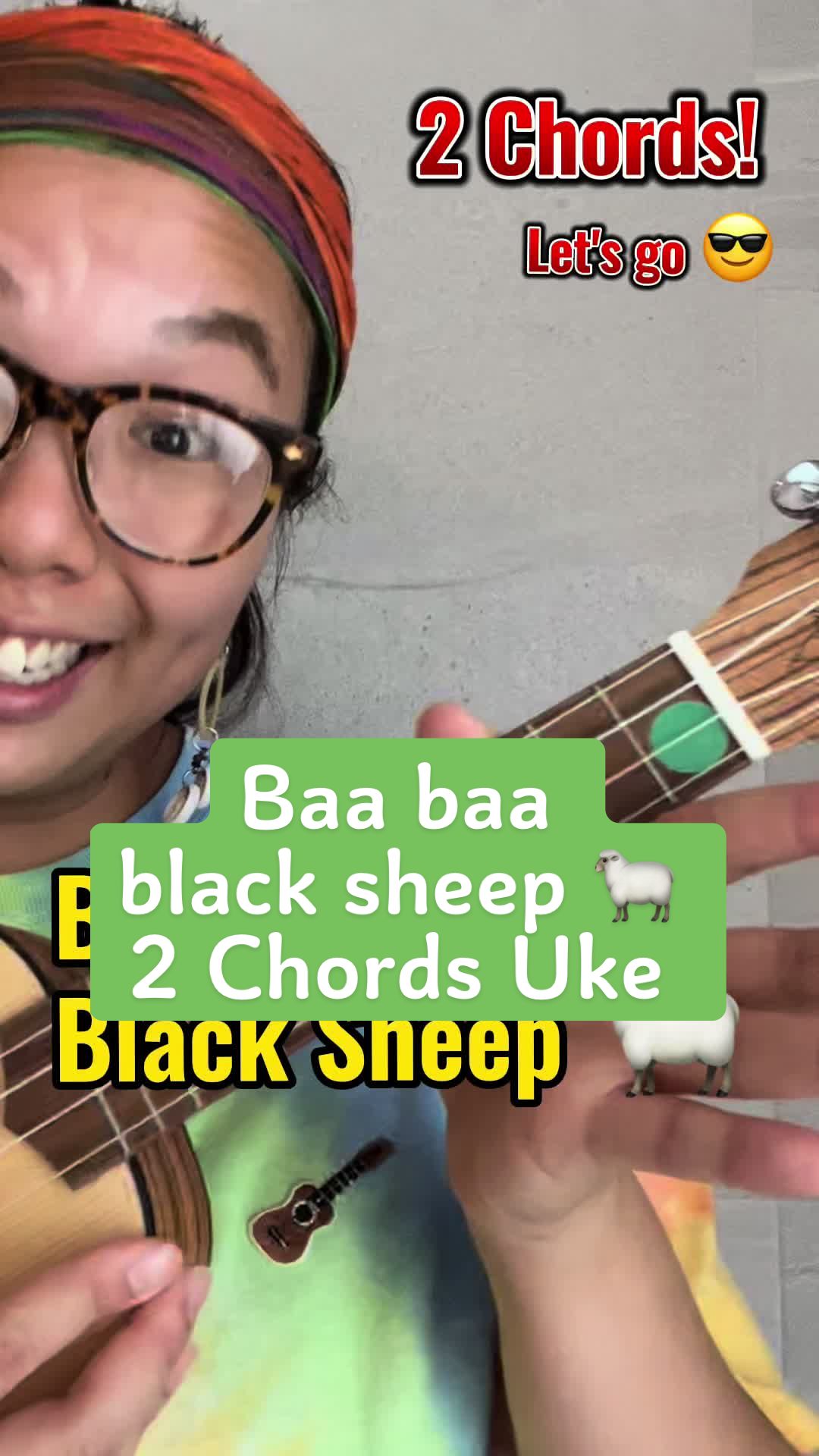Easy Ukulele 2 Chords - Baa Baa Black | Minimfamily (@minimfamily)