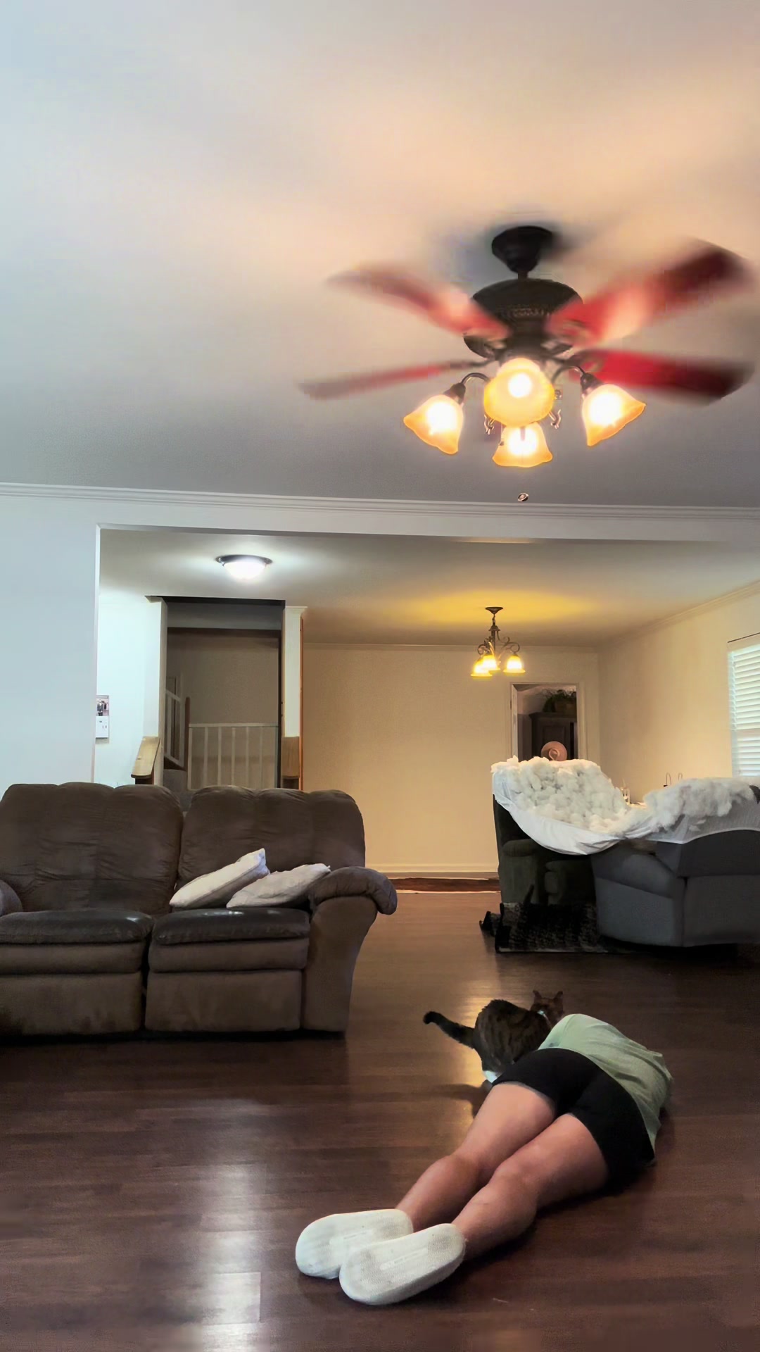 Fake fainting in front of Nala 😂🥹 | Lacey Anne Landry (@laceyannelandry)