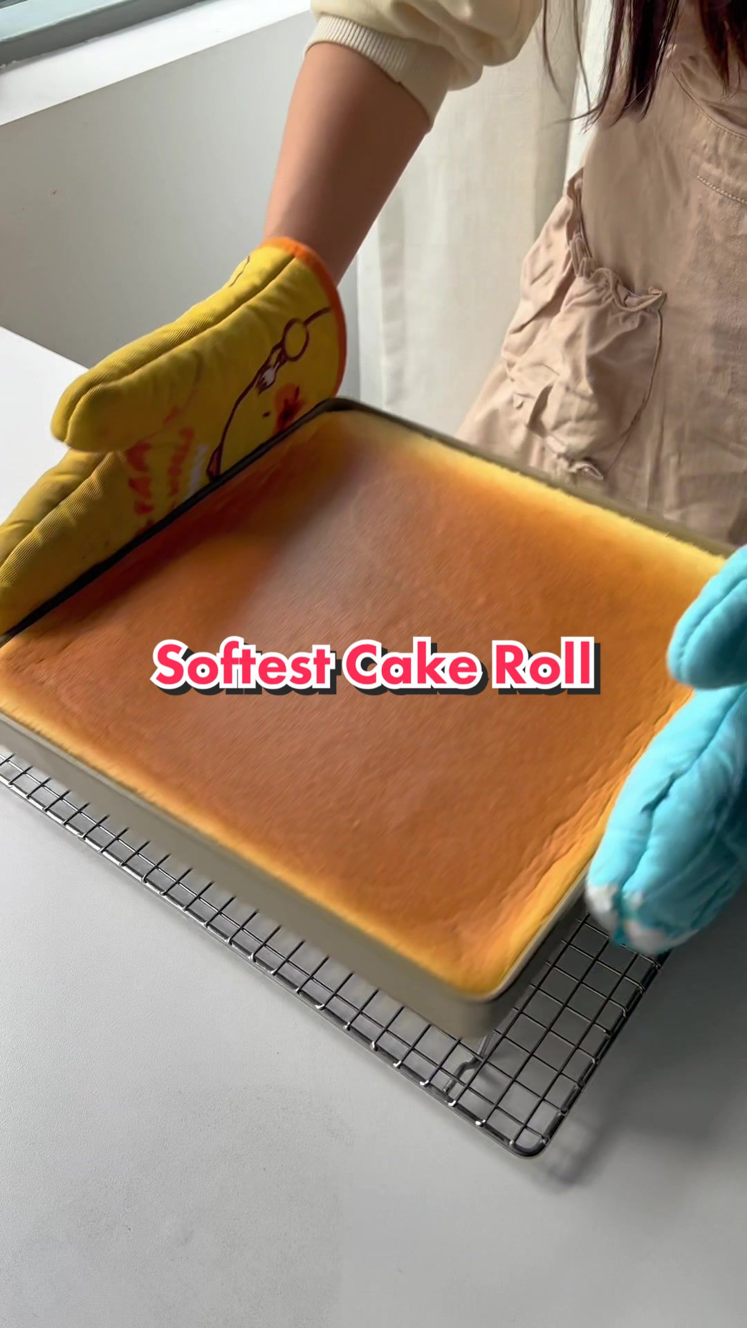Softest Cake Roll. Long and slow video | U-Taste Kitchen (@utastekitchenuk)