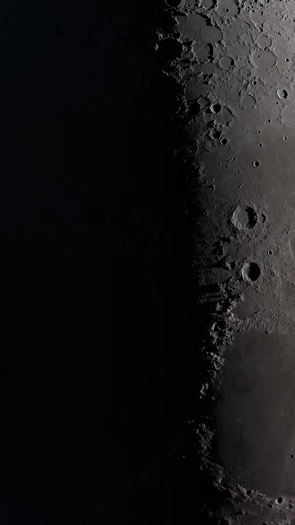 Moon Surface 4K. Made In After Effects | Space video🌎 (@spacevideo)