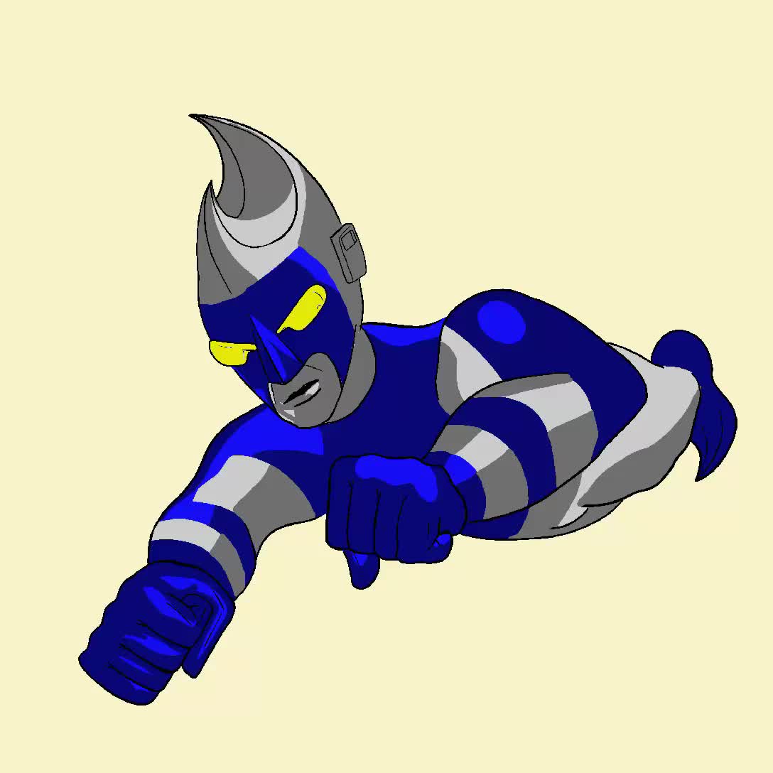 “Star Hero 1000” is ready to defend and | juliodraws (@juliodraws0)