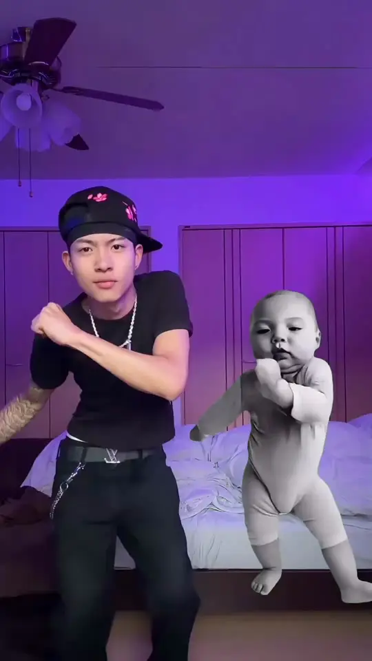 Ever seen that viral baby dance collab | Hidam (@hidam311)