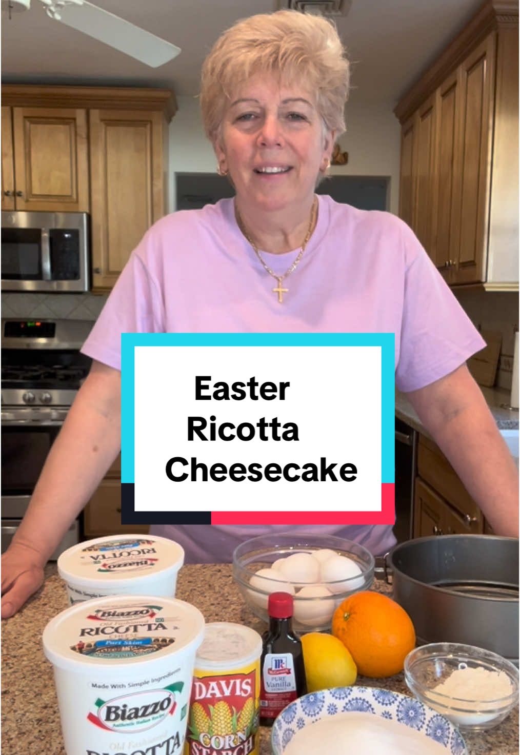 Italian ricotta cheesecake for Easter | Jackie (@momma.jackie60)