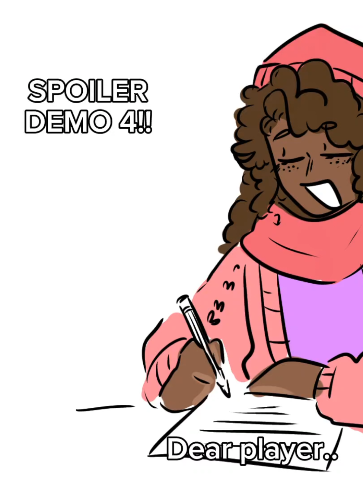 SPOILER DEMO 4 how it feels writting a | Nikkō (@nikko_kage)