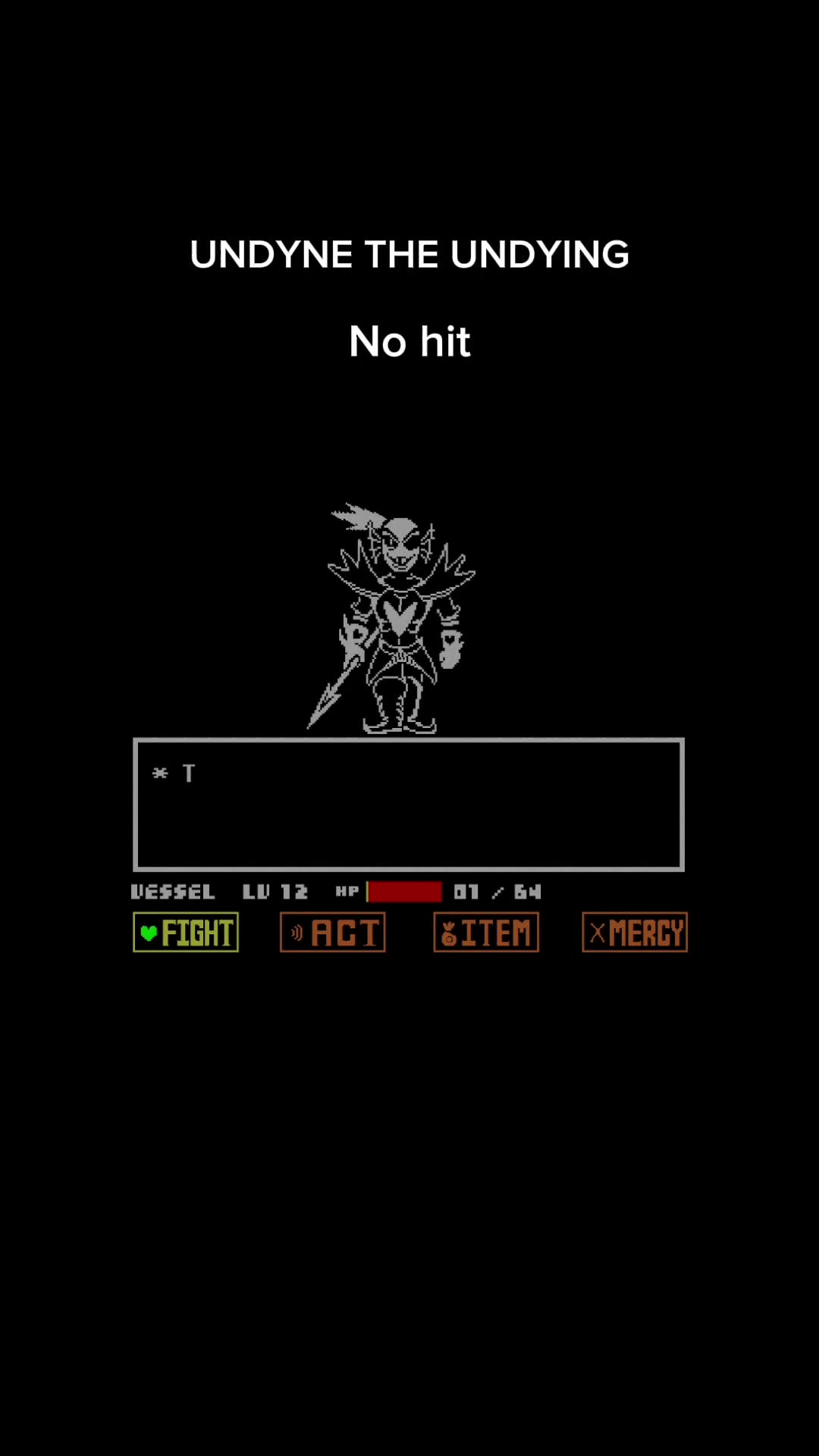UNDYNE THE UNDYING no hit #undertale | Rezak (@rezak6925)
