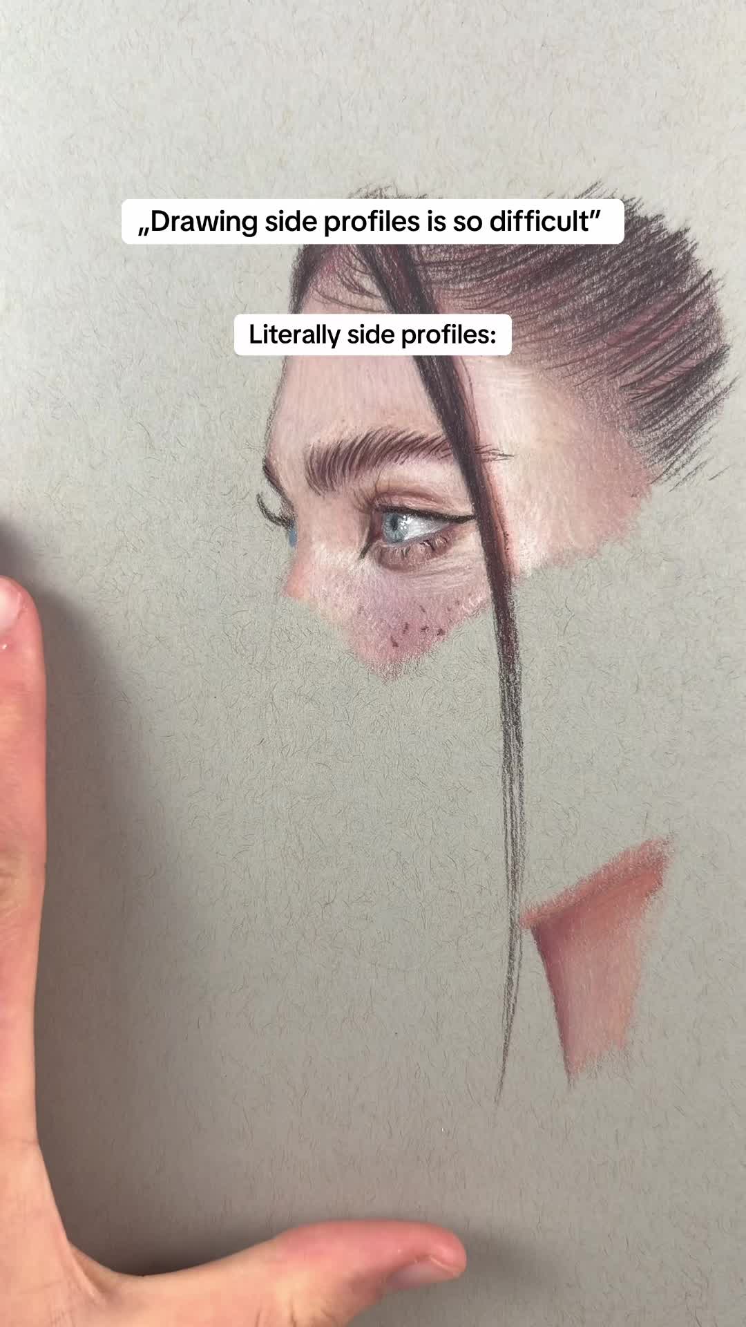 How to Draw Sideprofile step by step | GraphiteFlow (@graphiteflow)