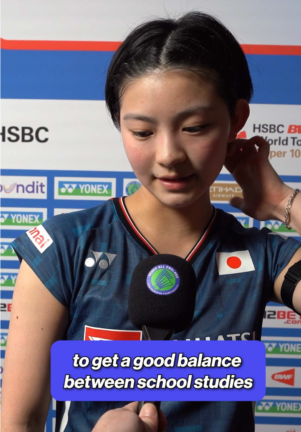 School vs Badminton🤩 Tomoka Miyazaki | YONEX All England Official🏆 (@yonexallengland)