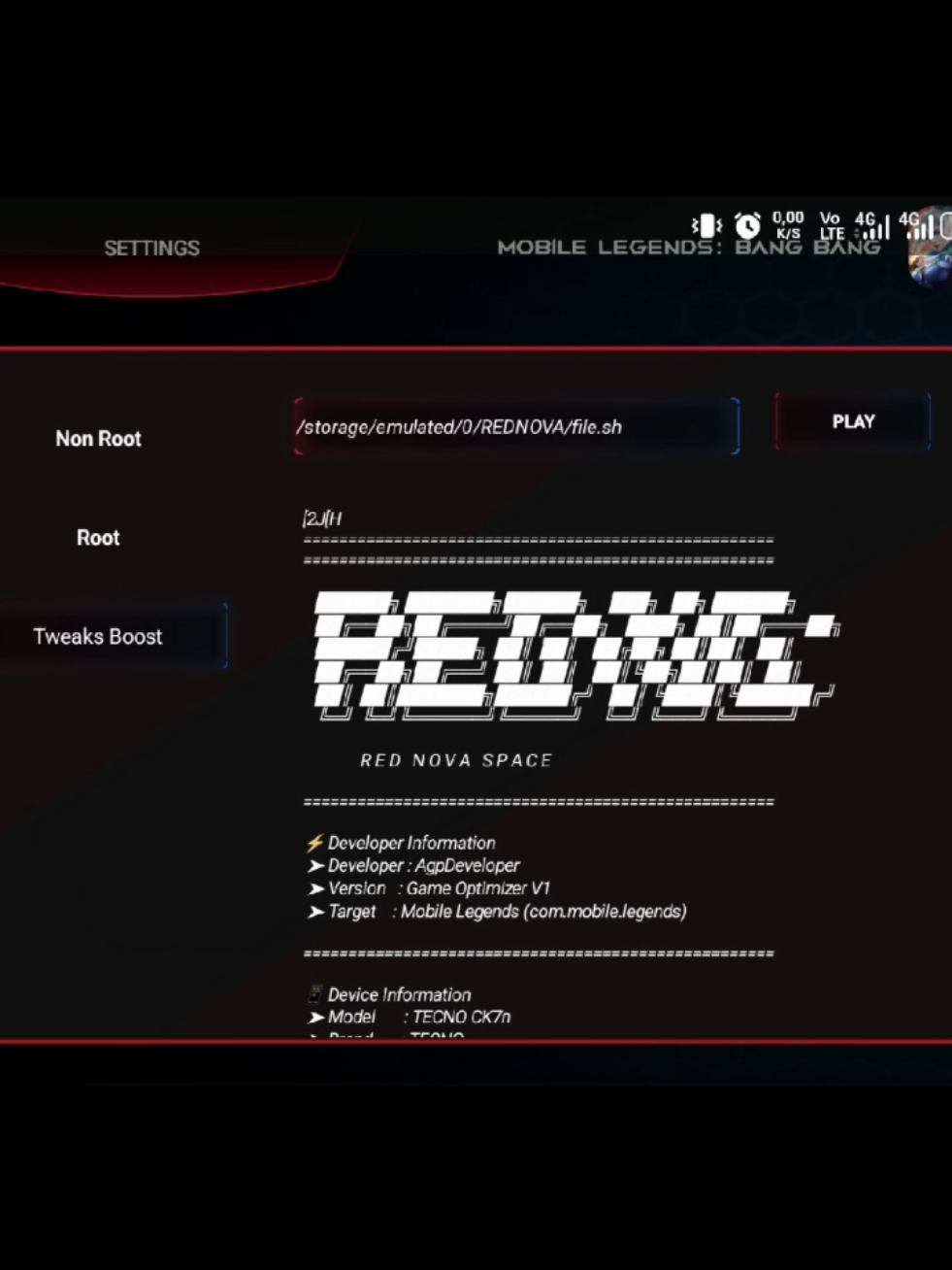 RED NOVA SPESIAL VERSION 2.0 + TWEAKS | Agp.dev Real (@agp.dev)