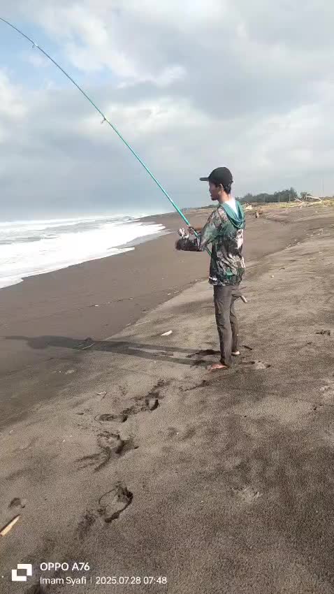 Sensasi tarikan ikan pompano dengan | Ambon (@ambon.fishing)