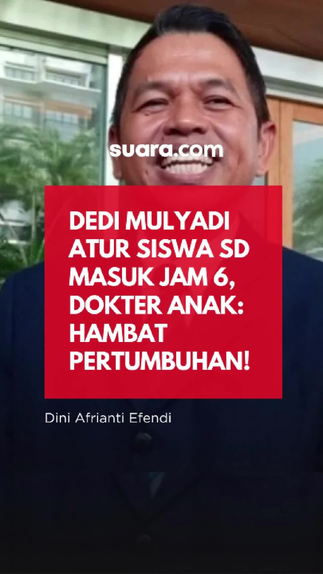 Sekolah Jam 6 Pagi untuk Anak SD | Suaradotcom (@suaradotcom)