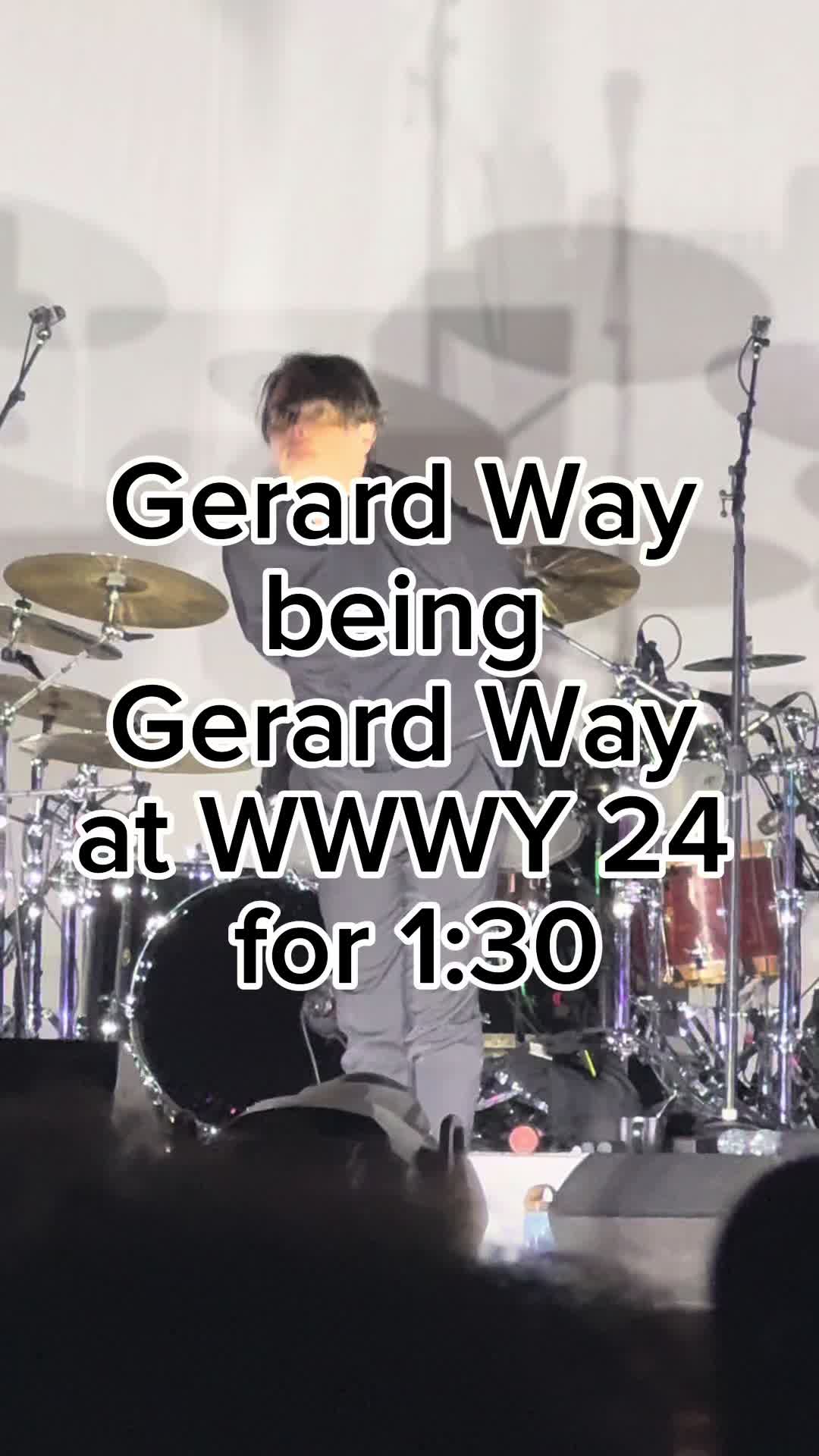 Gerard Way being Gerard Way at WWWY | Mia (@sp00kysprout)