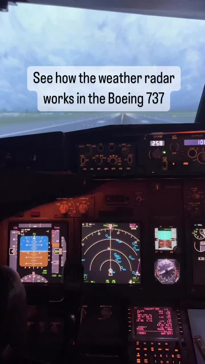 How the weather radar works on the | Aviation | Airplane | Pilot ...