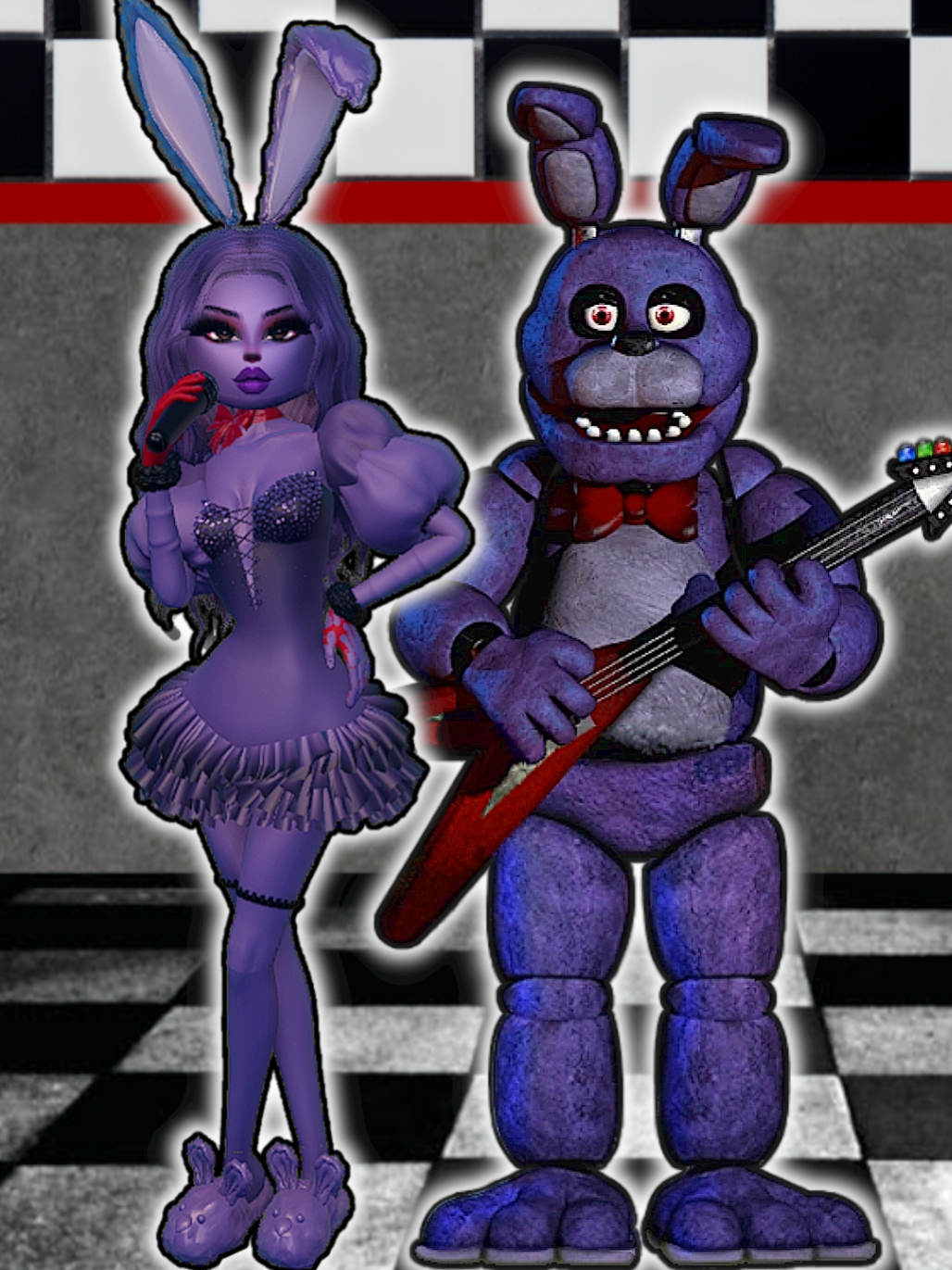 Bonnie from FNAF in Dress To Impress 🐰🤖 | AshleyBunni (@bunniashley)