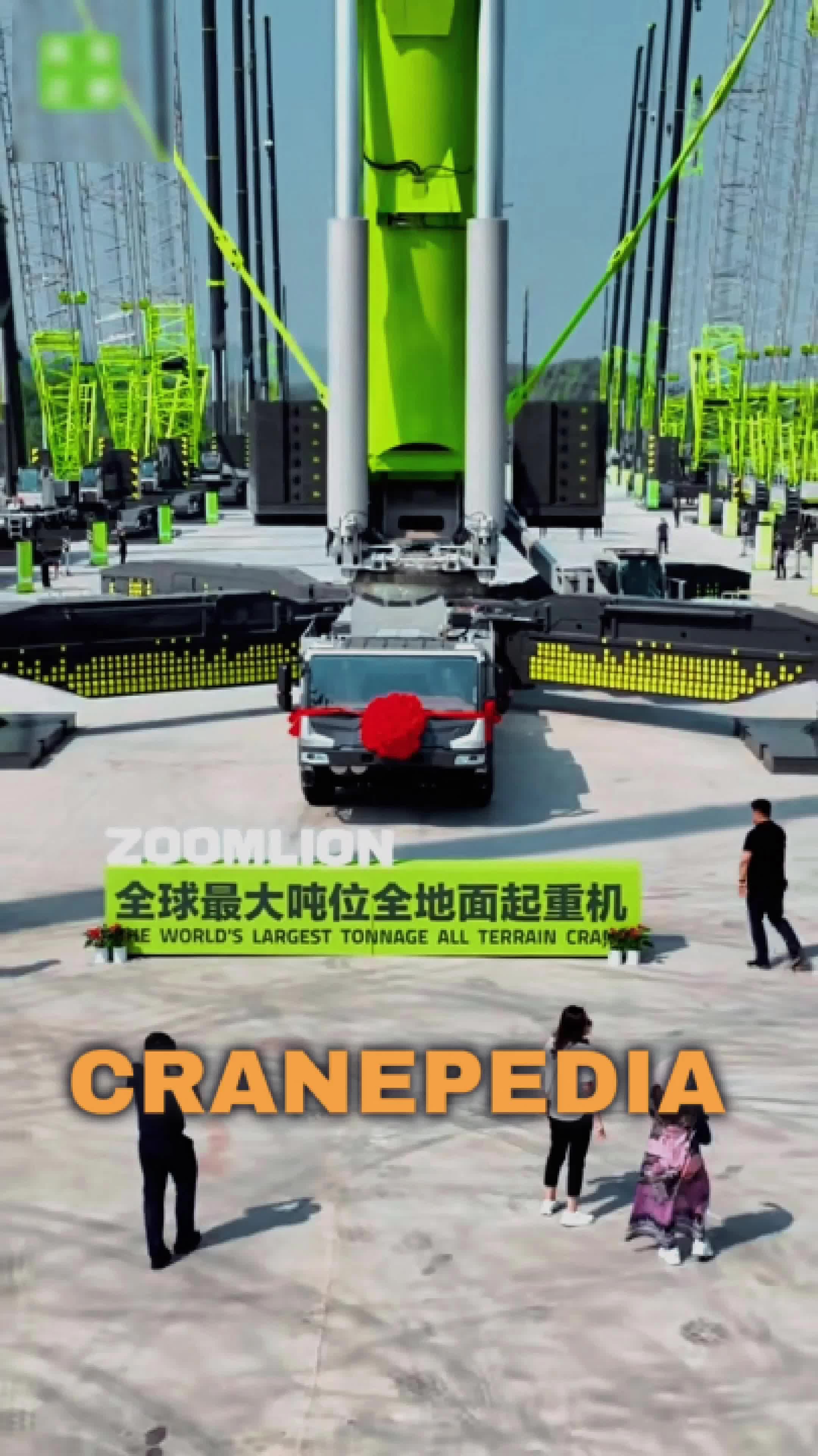 World's LARGEST Mobile Crane - | Cranepedia (@cranepedia)
