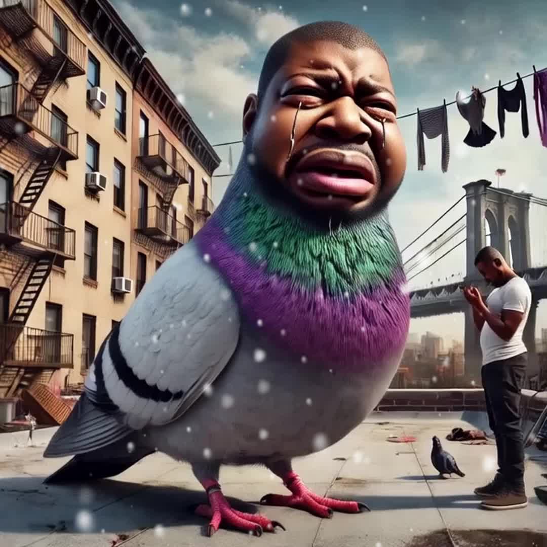 Winter ends. Sad vibe #brainrot #france | alexey_pigeon (@alexey_pigeon)