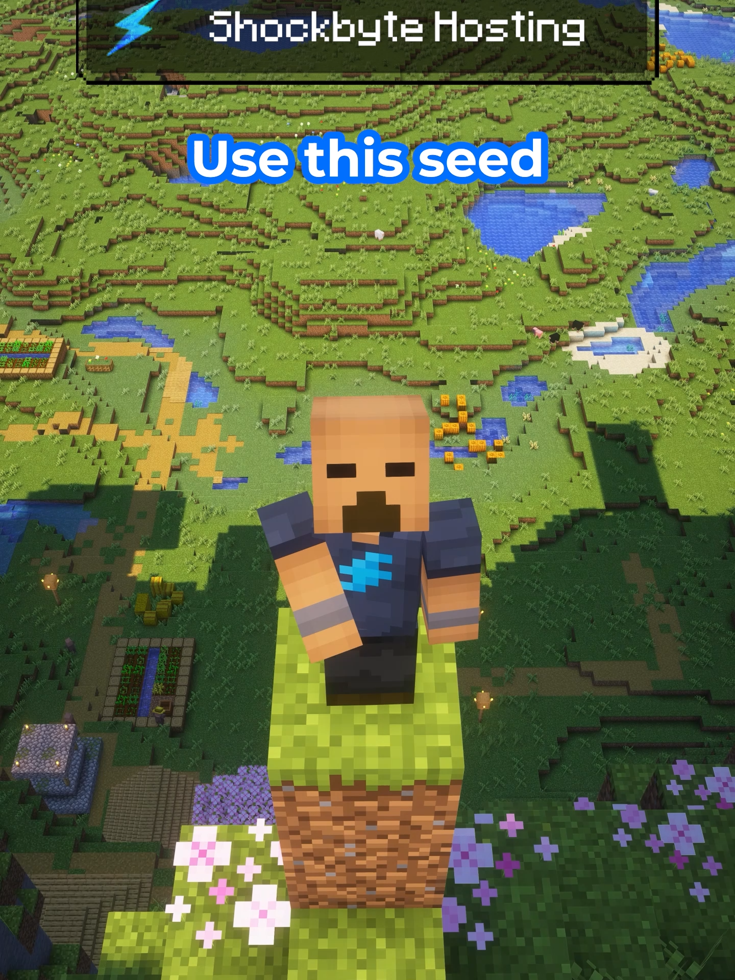 Use this Minecraft seed for your next | Shockbyte (@shockbyte)