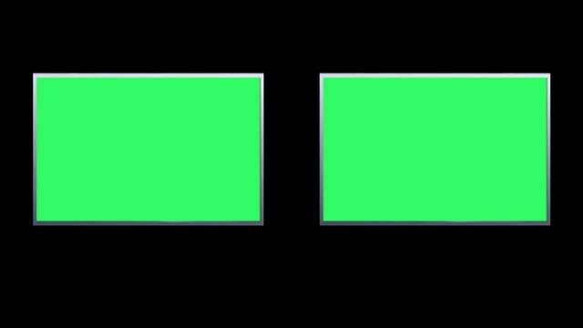 2 Screens With Various Colored | Green Screen Fx (@greenscreenkim)