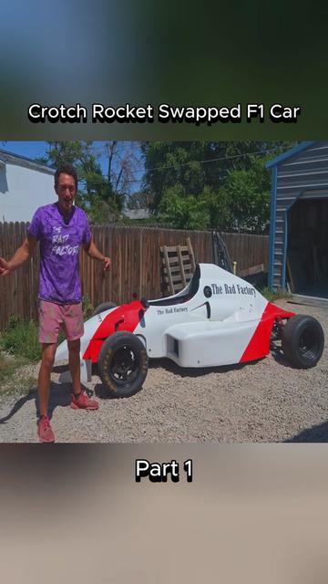 Crotch Rocket Swapped F1 Car part 1 | WONDER THING (@irenegor4)