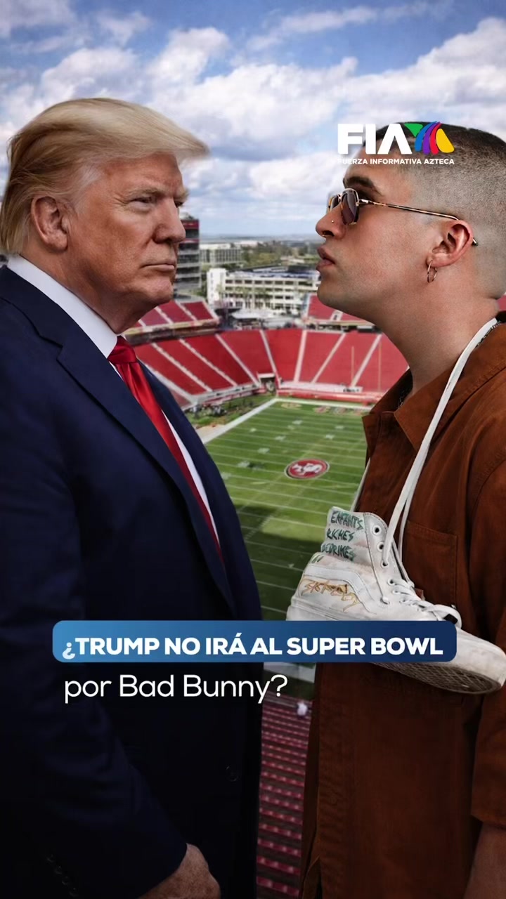 ¡Trump no asistirá al #SuperBowl 2026 | Azteca Noticias (@aztecanoticias)