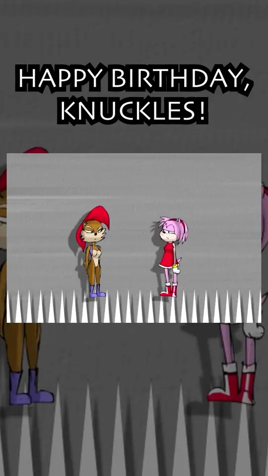 Amy Rose and Sally Acorn wish a Happy | dhim (nutsVSguts) on Youtube ...