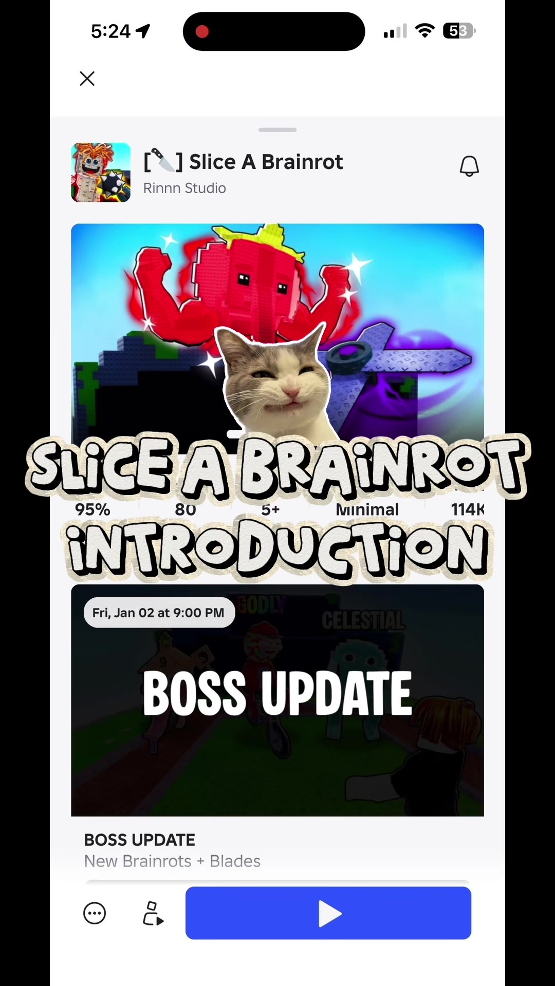 Introducing Roblox Game—“Slice a | Azura (@mareanoxi)