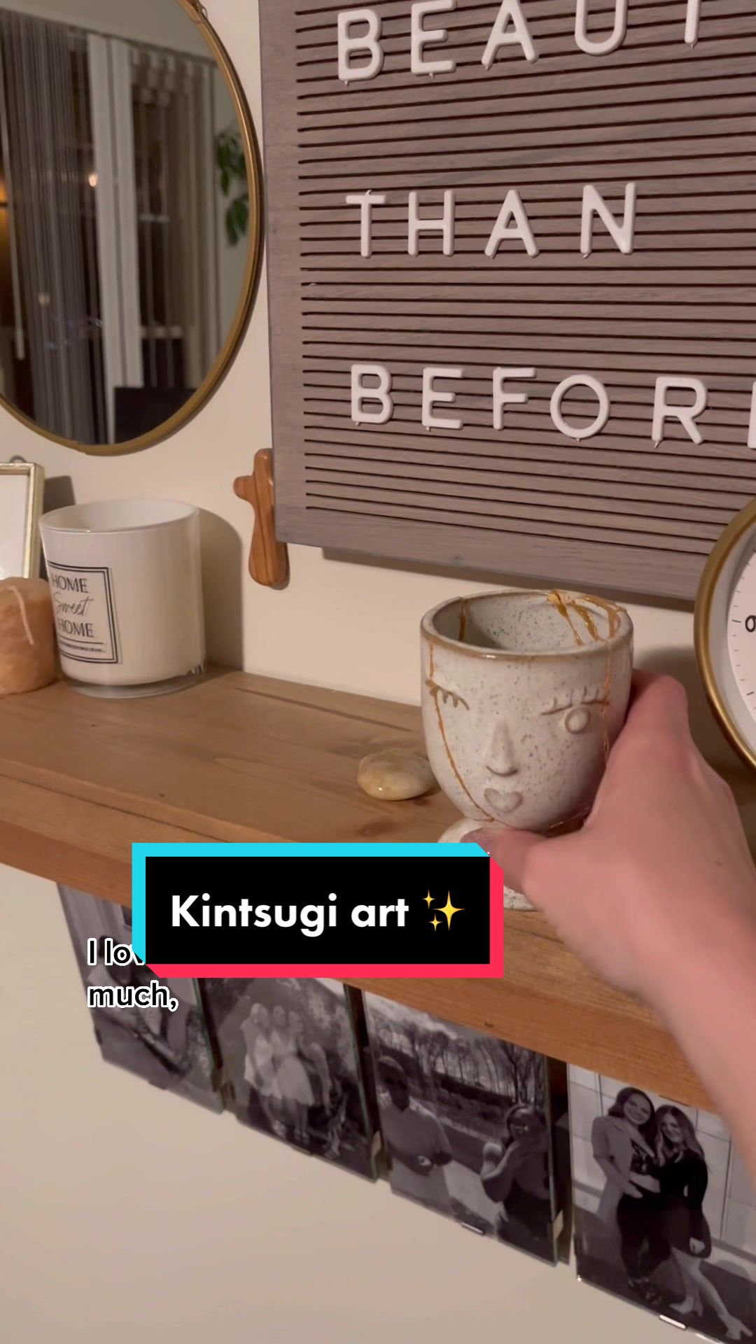 Kintsugi is the Japanese art of | Sara McInerney Hauck (@facingfearwithsara)