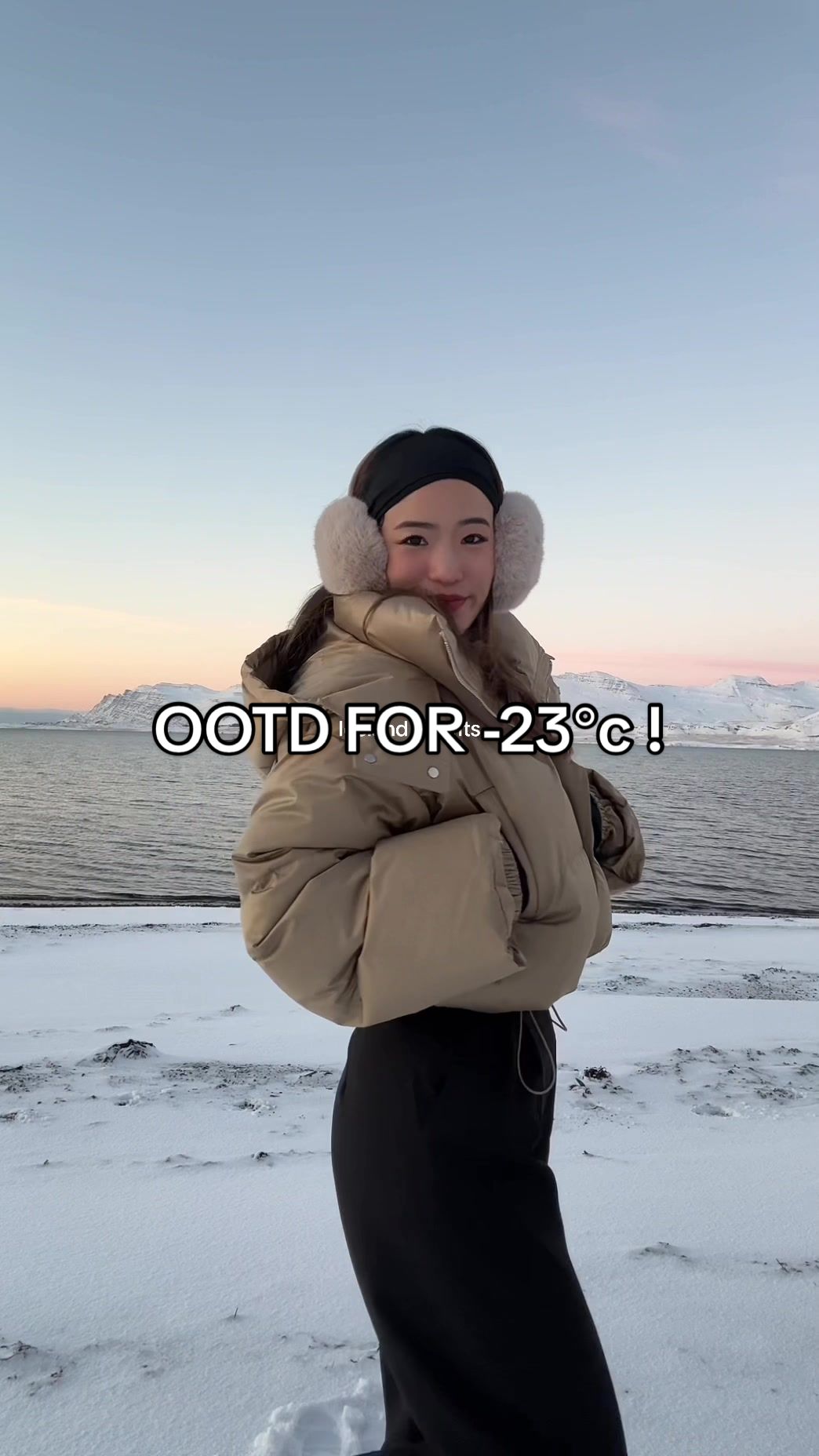 OOTD สำหรับอากาศติดลบ 23°c ! รอดเฉย 🥺🗻 | Waffleflefle (@waffleflefle)