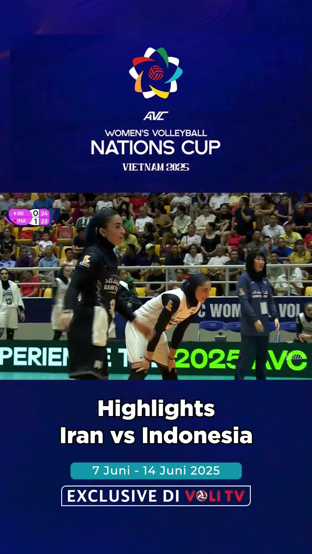 Highlights | Iran vs Indonesia 🔥 Jangan | VOLI TV (@volitv.ieg)