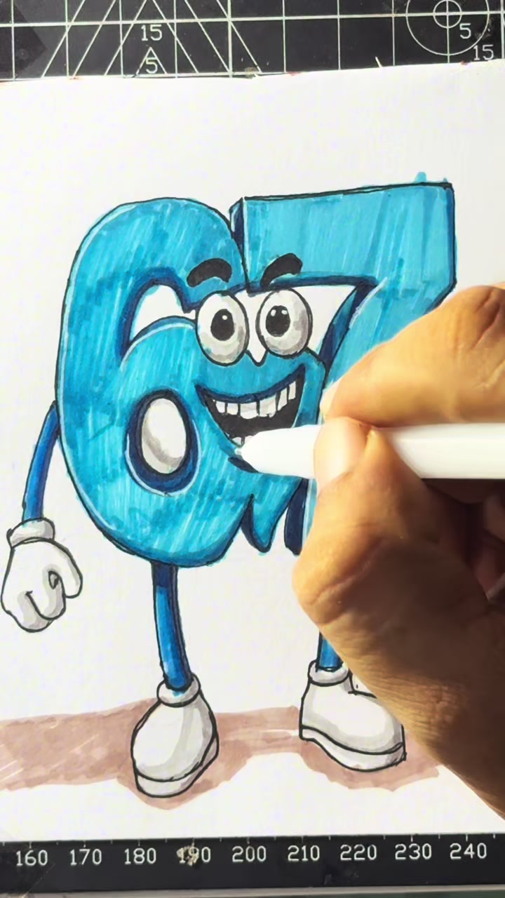 Drawing stickman to 67 brainrot | Ablin_Drawing (@ablindaud)