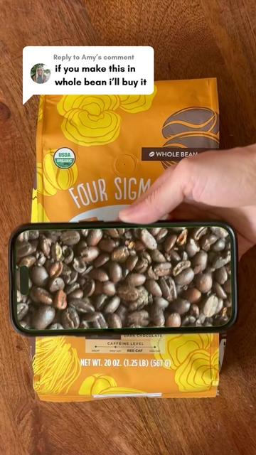 You asked, we delivered. Whole beans + | Four Sigmatic (@foursigmatic)