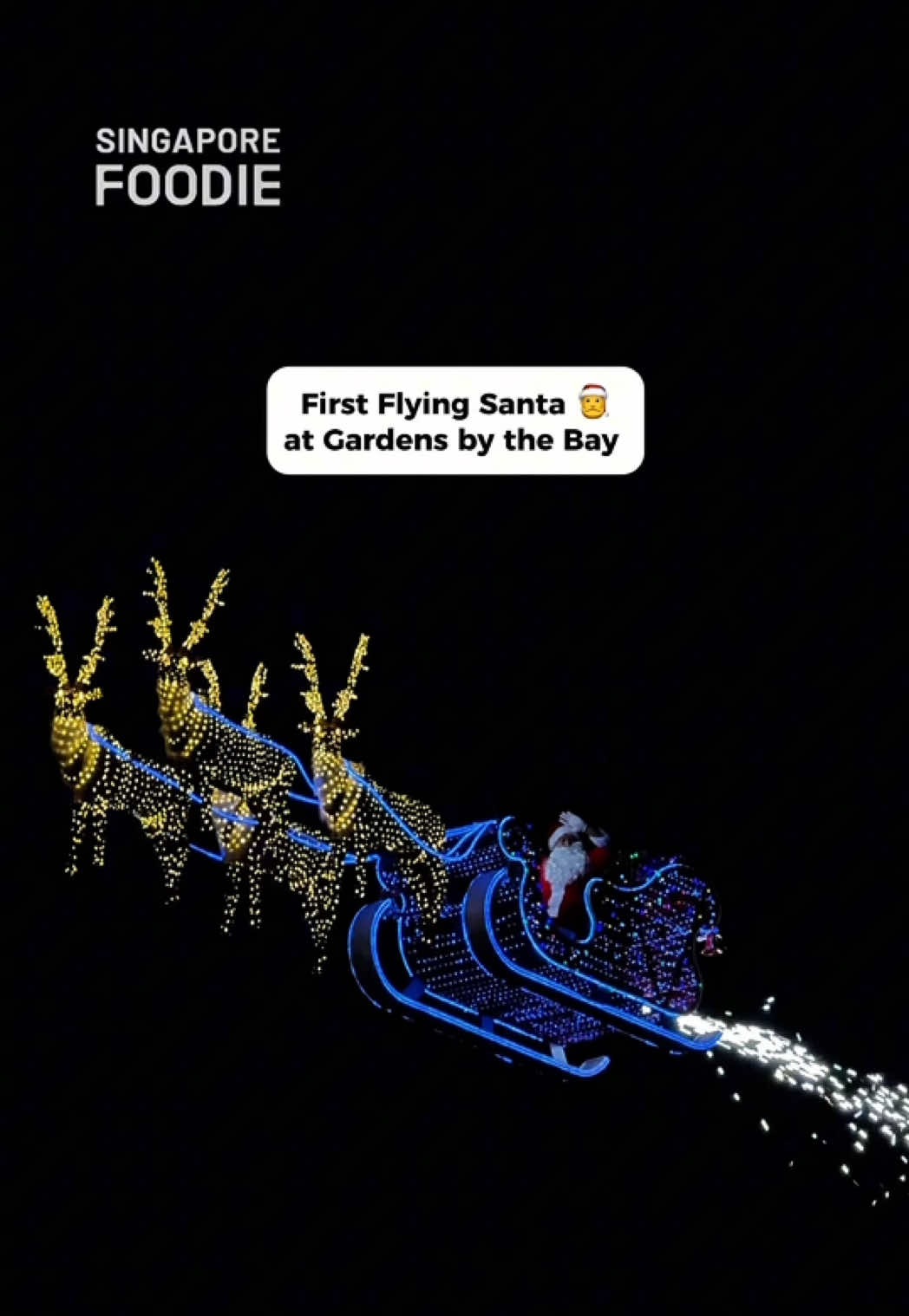 First Ever Flying Santa at Singapore’s | Singapore Foodie ...