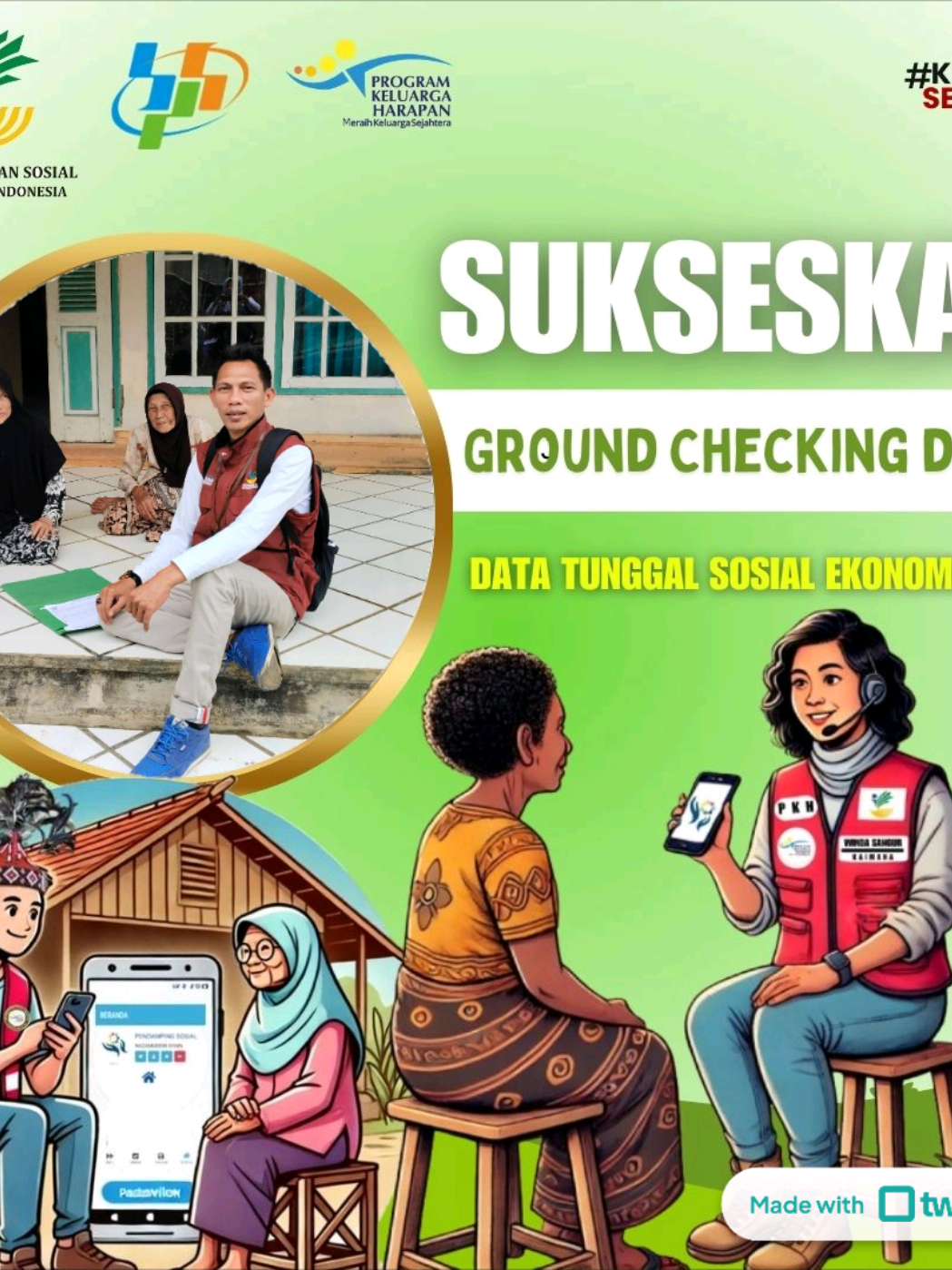 Tujuan Dari Ground Cheking DTSEN tahun | Nuhda Algozal (@nuhdaalgozal72)