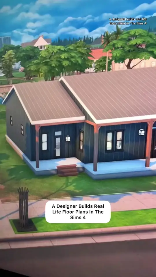 Designer Builds Real Life Floor Plans | SimsWithBritt (@simswithbritt)