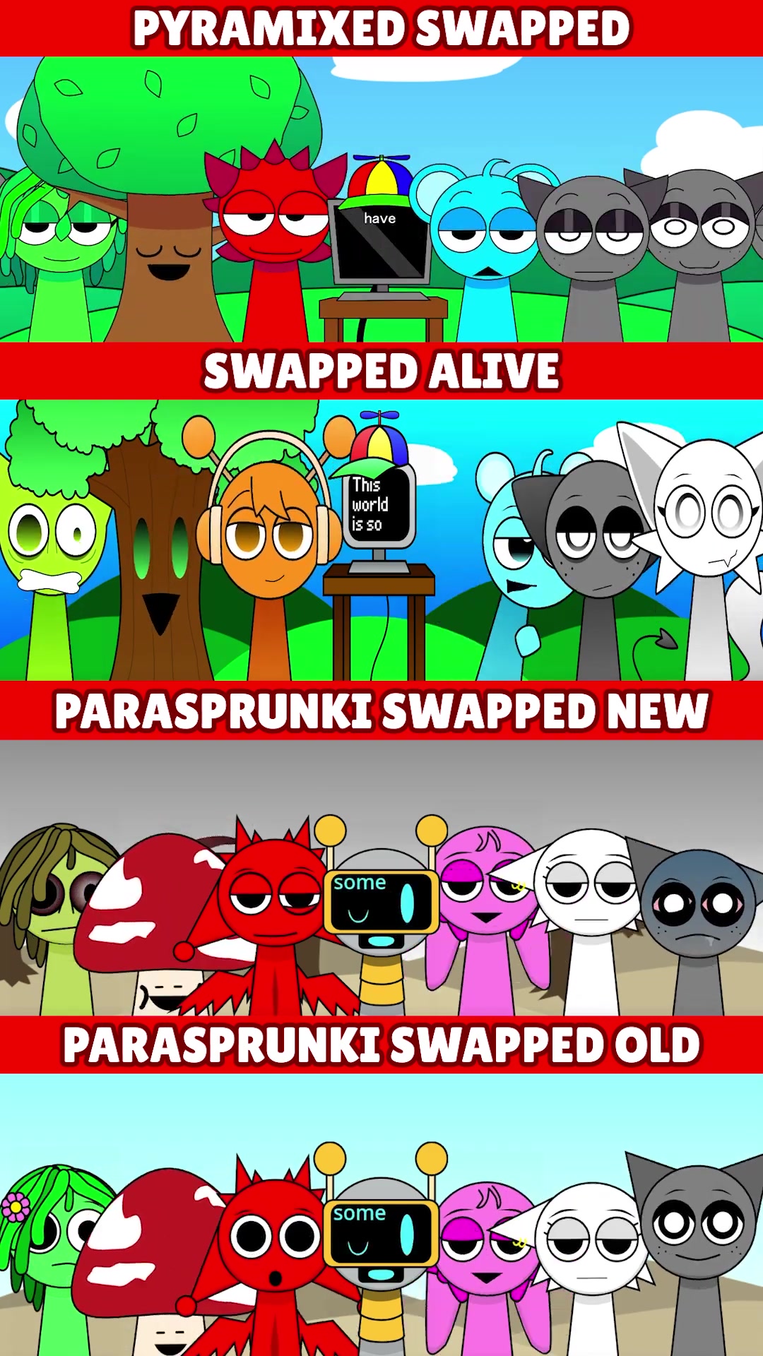 Incredibox Sprunki Pyramixed Swap VS | Smile_sprunki (@smile_ia)