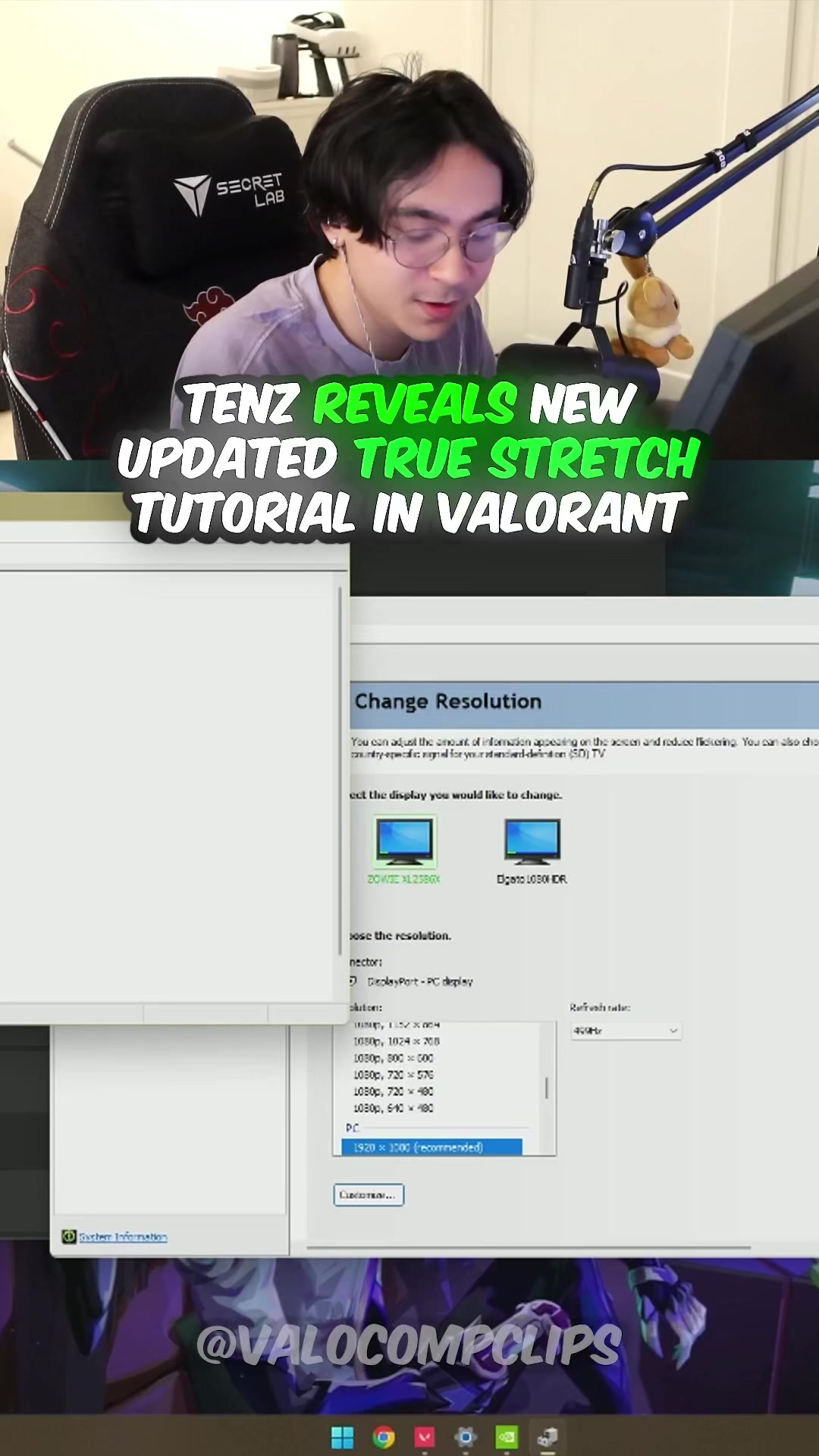 TenZ Reveals NEW *UPDATED* TRUE STRETCH | Valorant Competitive Clips ...