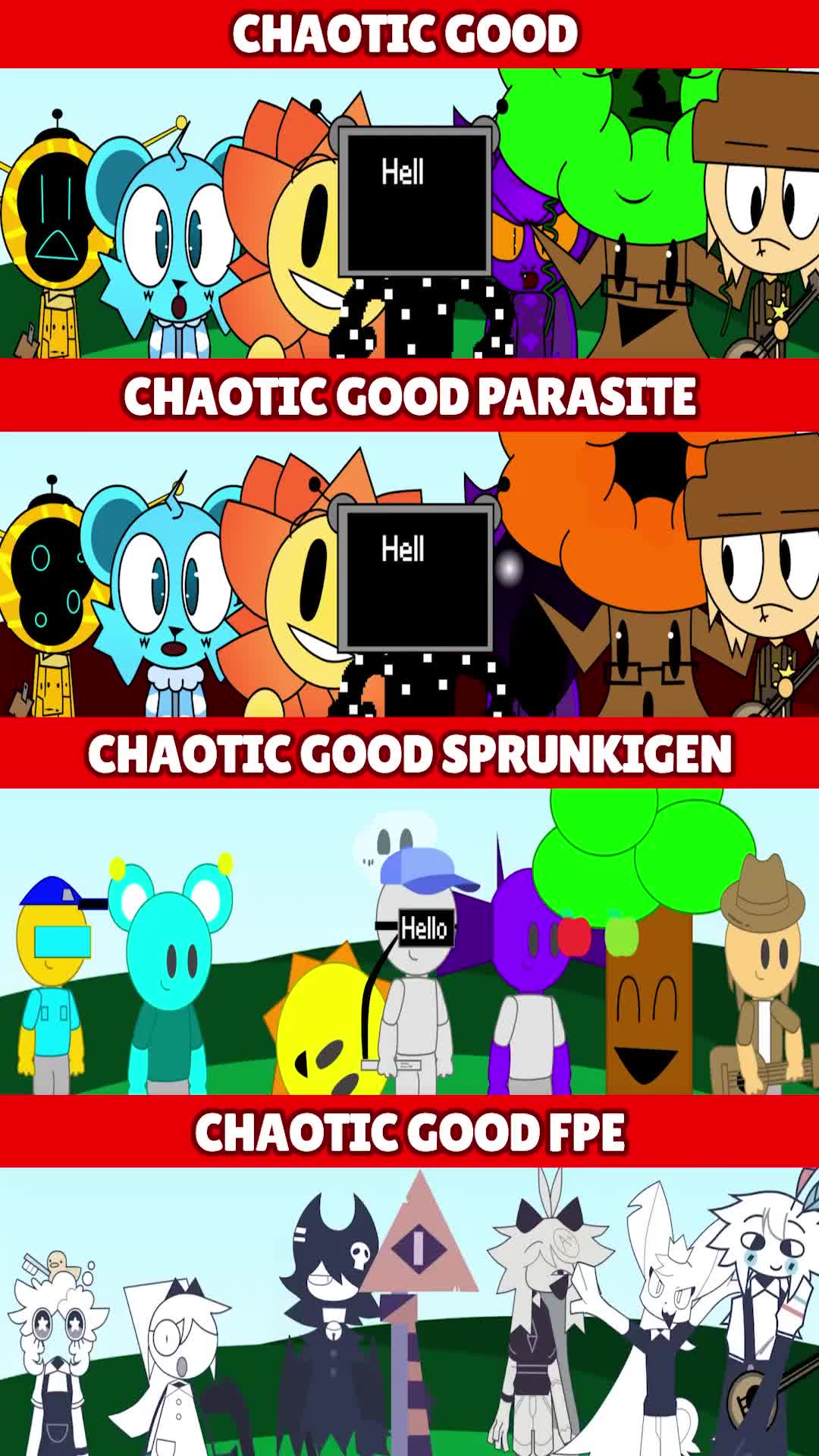 Incredibox Sprunki Chaotic Good VS | Smile_sprunki (@smile_ia)