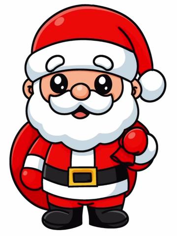 How To Draw Santa Claus | Easy | Cartoon Drawing - How To Draw ...