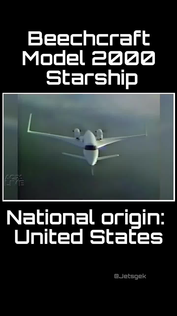 Beechcraft Model 2000 Starship The | jetsgek (@jetsgek)