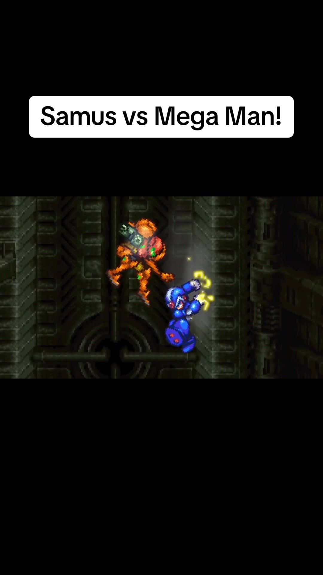 Samus vs Mega Man X! Metroid vs Mega | AnimationRewind (@animationrewind)